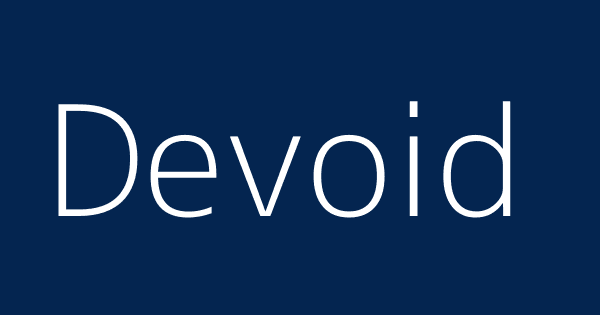 Devoid Definition