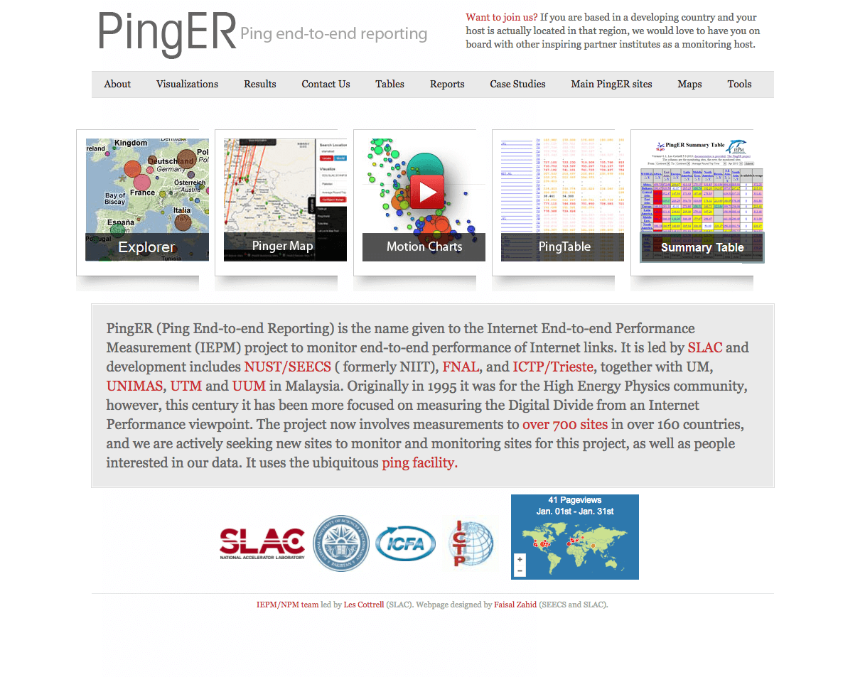 Enhancing Network Monitoring and Visualizations for Stanford Linear ...